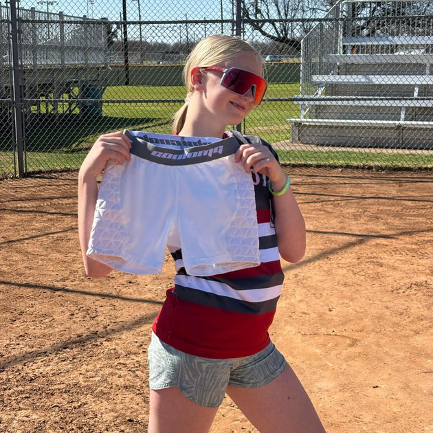 Girls Youth Softball Padded Compression Baseball Sliding Shorts CF010