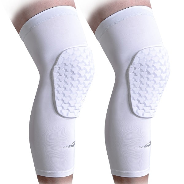 Coolomg Adult Kids Pad Basketball Leg Long Knee Sleeve EVA Pads ...